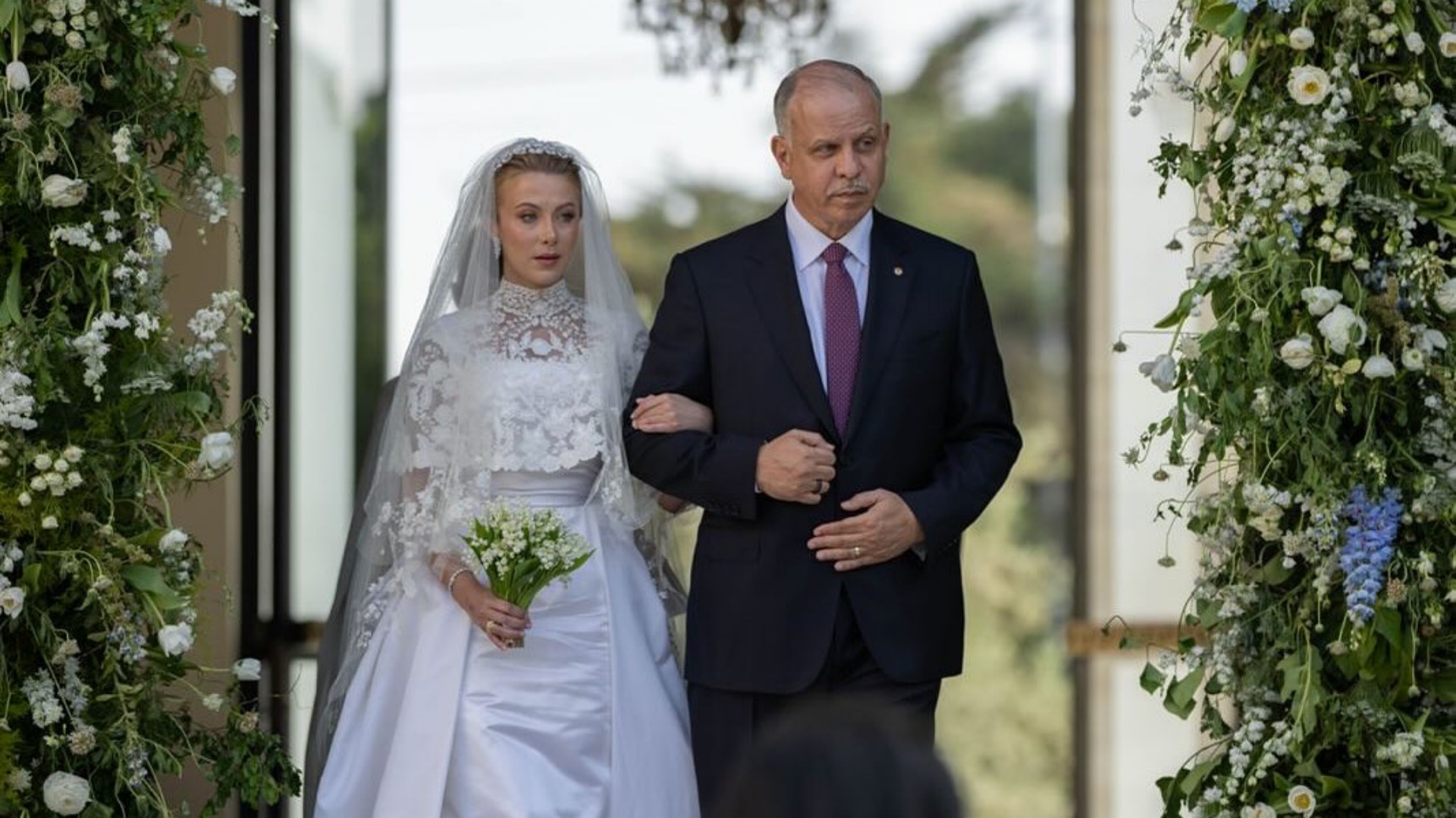Princess Aisha Bint Faisal's Wedding Dress Is Reminiscent Of Hollywood Royalty